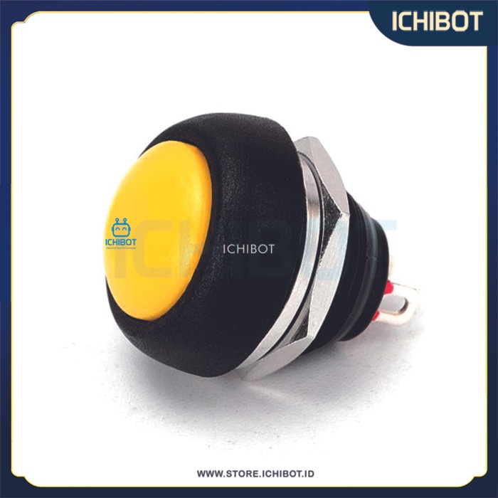 Jual Tombol Push Button Bulat PBS-33B 12mm Kuning | Shopee Indonesia