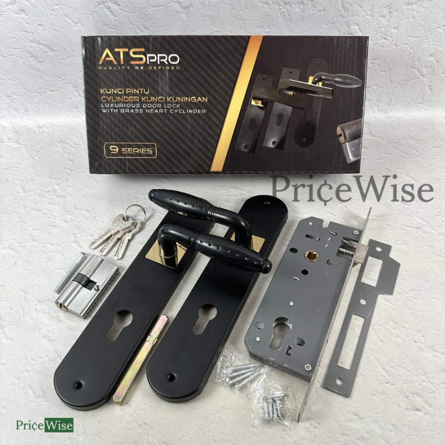 Jual Gagang Body Kunci Pintu Kuningan Set Besar ATS Pro / Handle Body ...