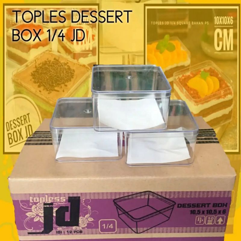Jual XQ1 12PC TOPLES DESERT BOX 250GR - TOPLES KUE KERING KOTAK PERSEGI ...