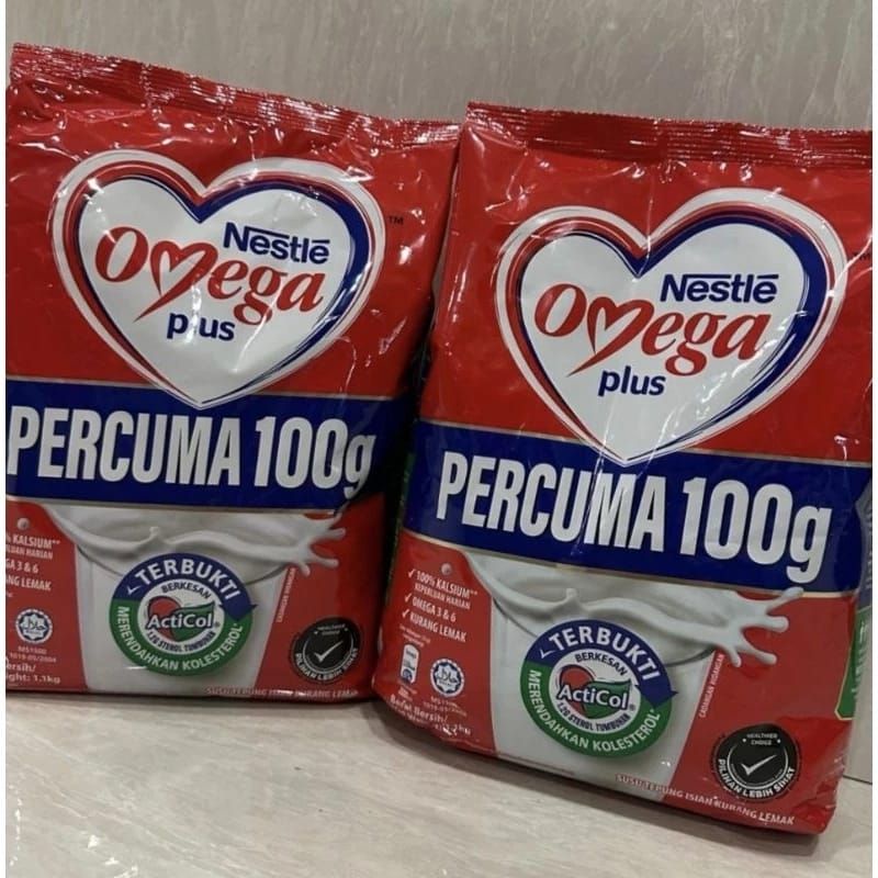 Jual OMEGA PLUS NESTLE SUSU PERCUMA 100gr | Shopee Indonesia