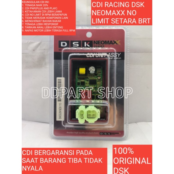 Jual CDI DSK NO LIMIT RACING SHOGUN 110 BADAK SHOGUN NEW 125 PNP KLX150 ...