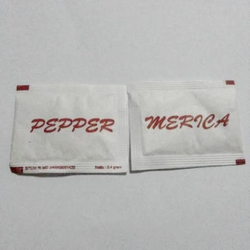 Jual Merica / Lada Bubuk Sachet - Paper Sachet @250 pcs | Shopee Indonesia