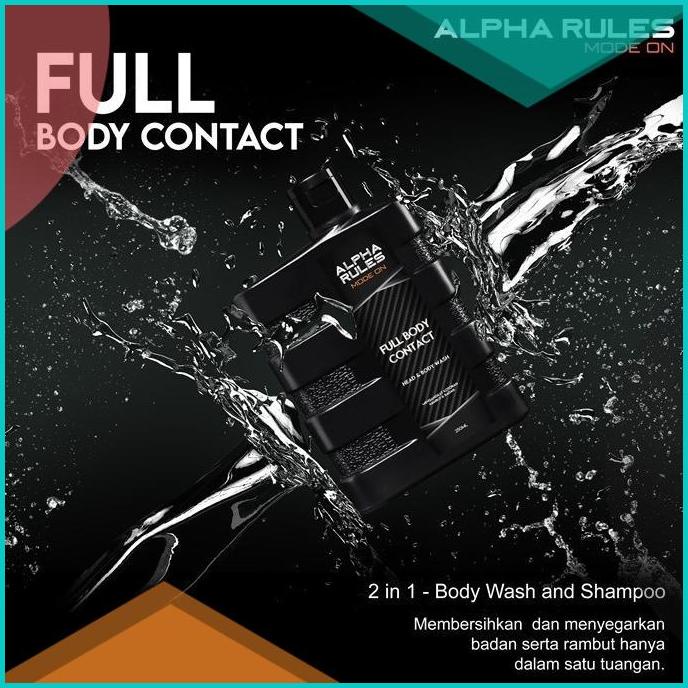 Jual ALPHA RULES ORIGINAL Full Body Contact Body Wash Shampo Dedy ...