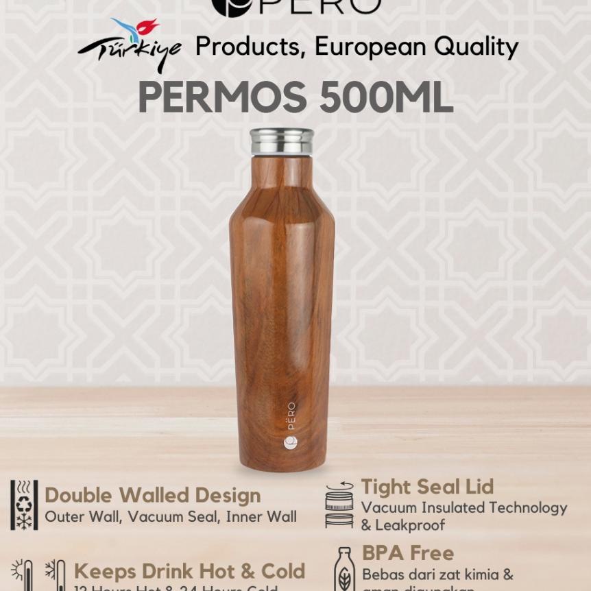 Jual Pero Termos Permos Stainless Vacuum Water Bottle Tumbler 500Ml ...