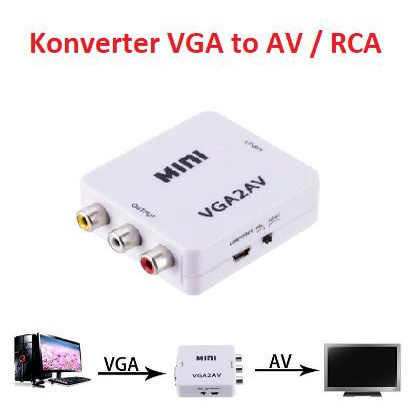 Jual VGA TO AV KONVERTER VGA TO RCA VIDEO CONVERTER FULL HD HIGH ...