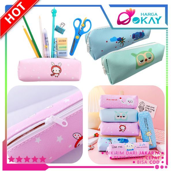 Jual HO Tempat Pensil Pulpen Karakter Hewan Lucu Kotak Pensil Serbaguna ...