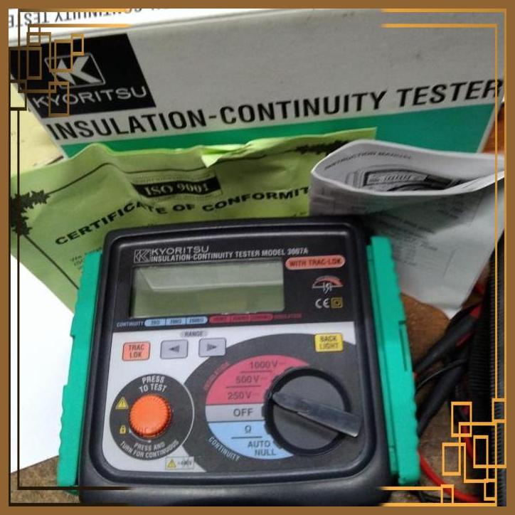 Jual [SSH] insulation continuity tester kyoritsu 3007a | Shopee Indonesia