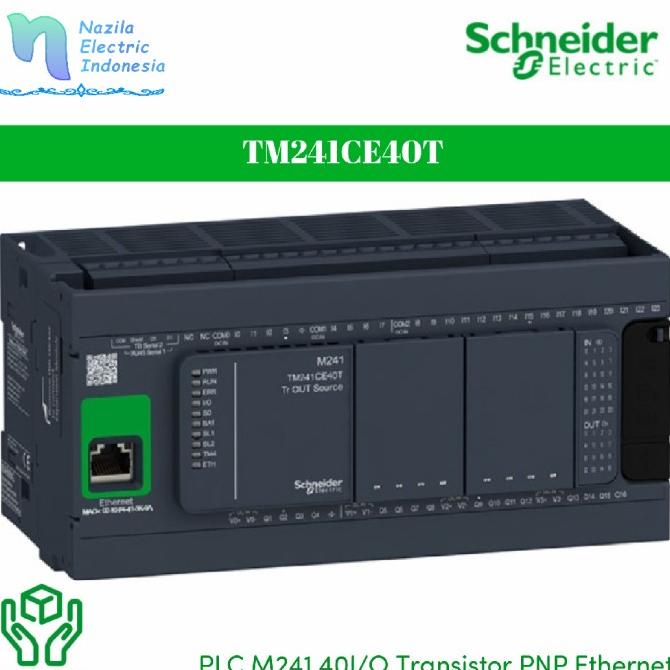 Jual Schneider Modicon TM241CE40T PLC M241-40 I/O Ethernet TM241 Original | Shopee Indonesia