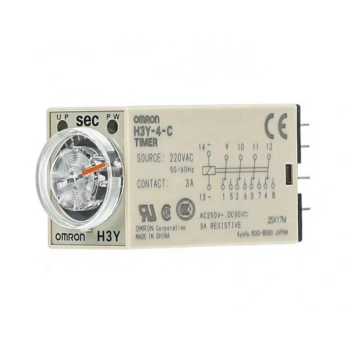 Jual Mini Timer Omron H3Y-4 10S 24VDC H28xW21.5 mm | Shopee Indonesia