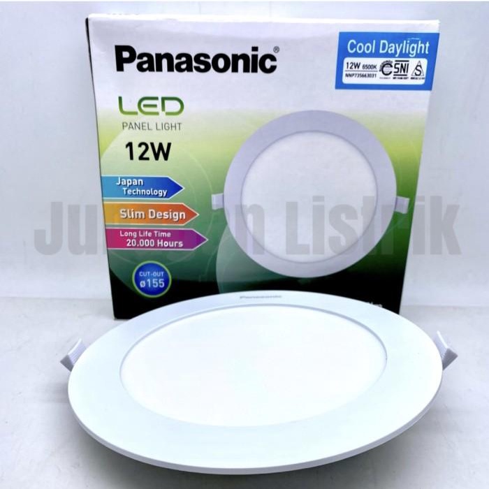 Jual Led Downlight Panel 12W 12 W 12 Watt 12 Watt Panasonic Bulat | Shopee Indonesia
