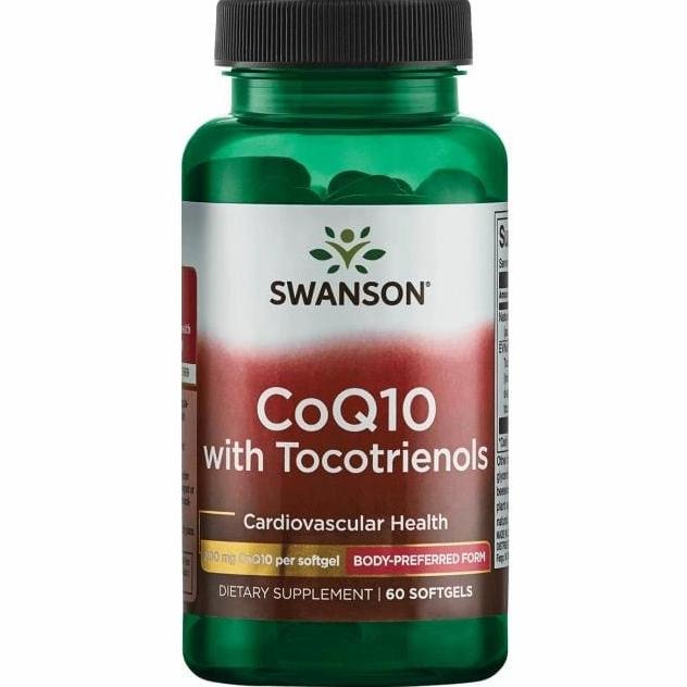 Jual Swanson Coq10 100 Mg With Tocotrienols Isi 60 Softgel Coenzyme Q10 ...