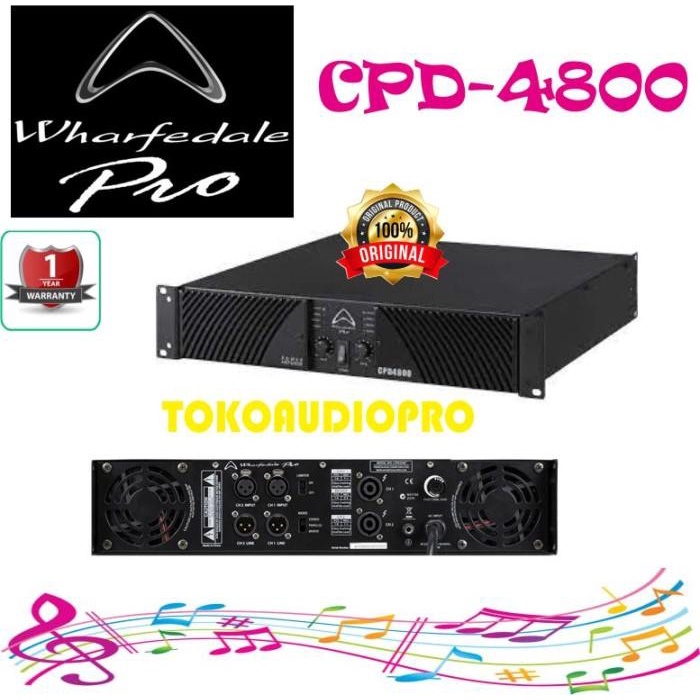 Jual WHARFEDALE CPD 4800 POWER AMPLIFIER CPD4800 | Shopee Indonesia