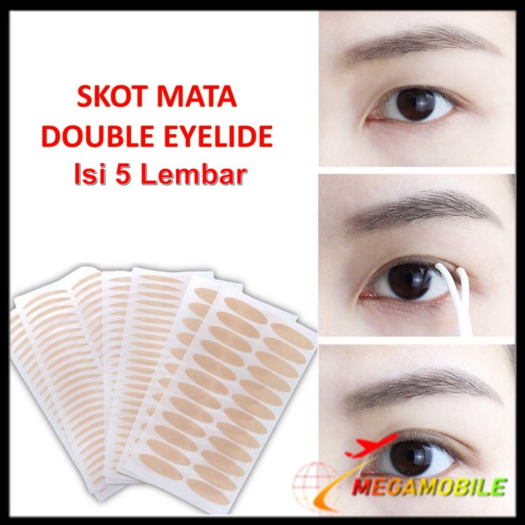 Jual MM - Skot Mata Eyelide 24Pasang Double Eyelid Stickers Tape Isi 5 ...