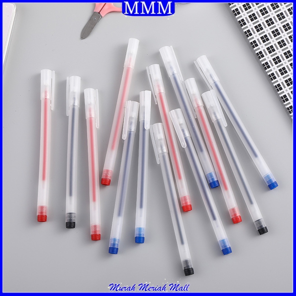 Jual MMM Pulpel Gel 0.5mm Bolpoin Pena Pulpen Tinta Gel Cair Pena ...