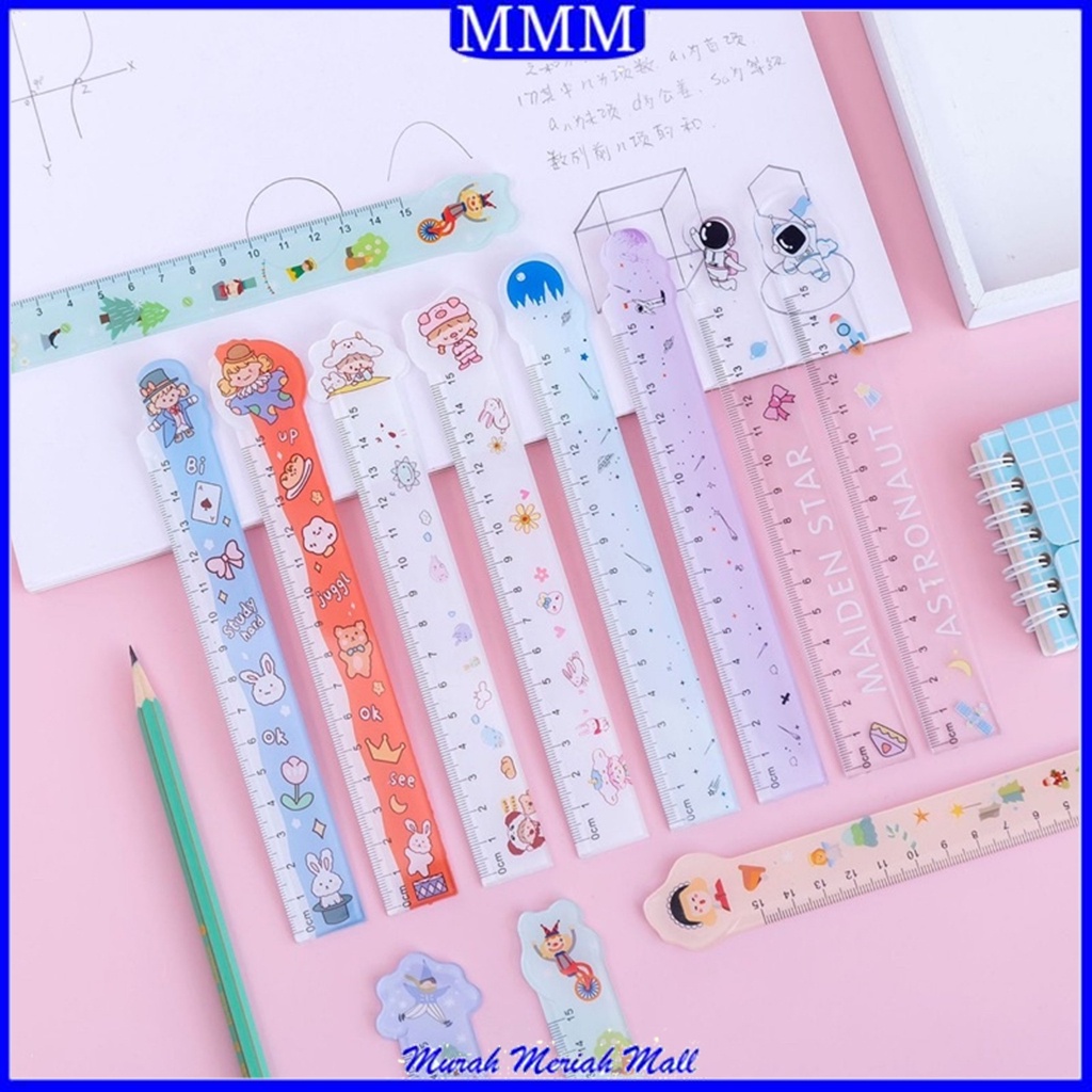 Jual MMM Penggaris Karakter Lucu 15Cm Penggaris Anak Pelajar Mahasiswa ...