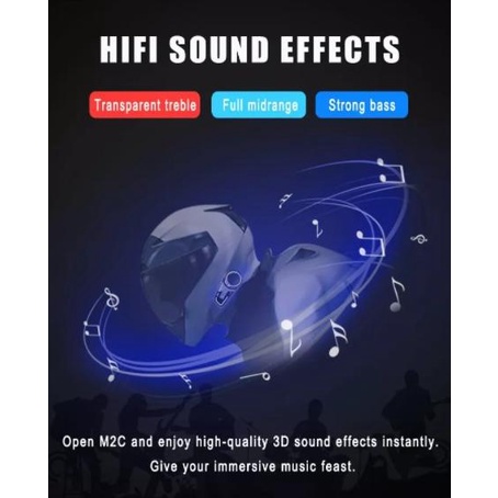 Jual Maxto M2C Bluetooth Radio Intercom Helm 6 Rider Alt M2 Ejeas Q7 V6 ...