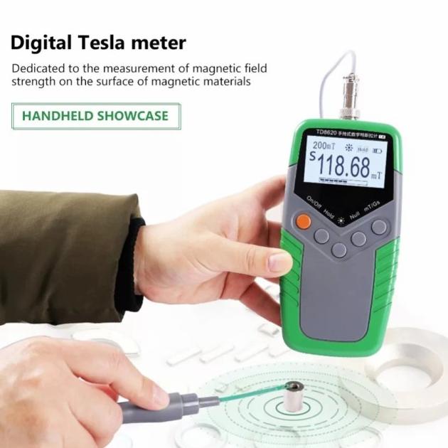 Jual Gauss Meter Digital Tesla Meter Magnet Tester Alat Ukur Magnet ...