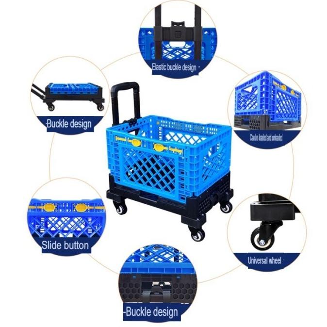 Jual Keranjang Trolley Troley Troli Lipat Angkut Barang Toko Portable ...