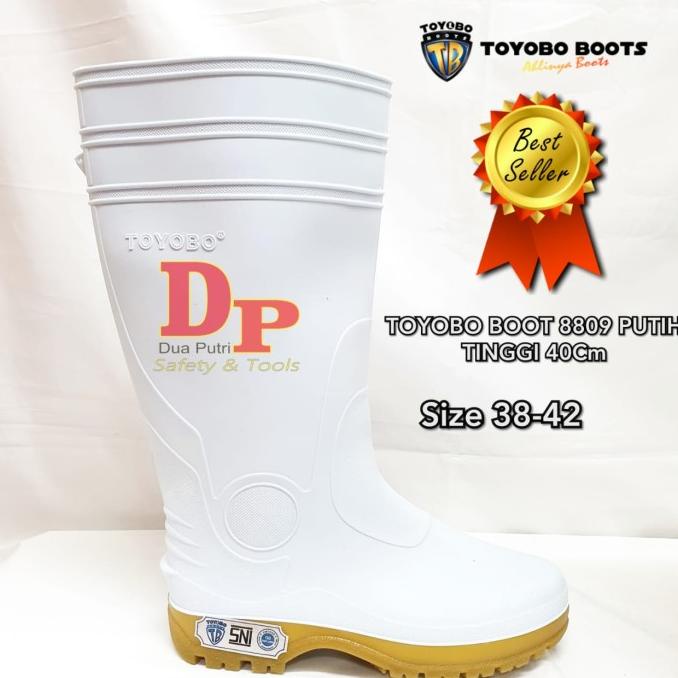 Jual SEPATU BOOT TOYOBO 8809 PUTIH BOOTS TOYOBO 8809 WHITE | Shopee ...
