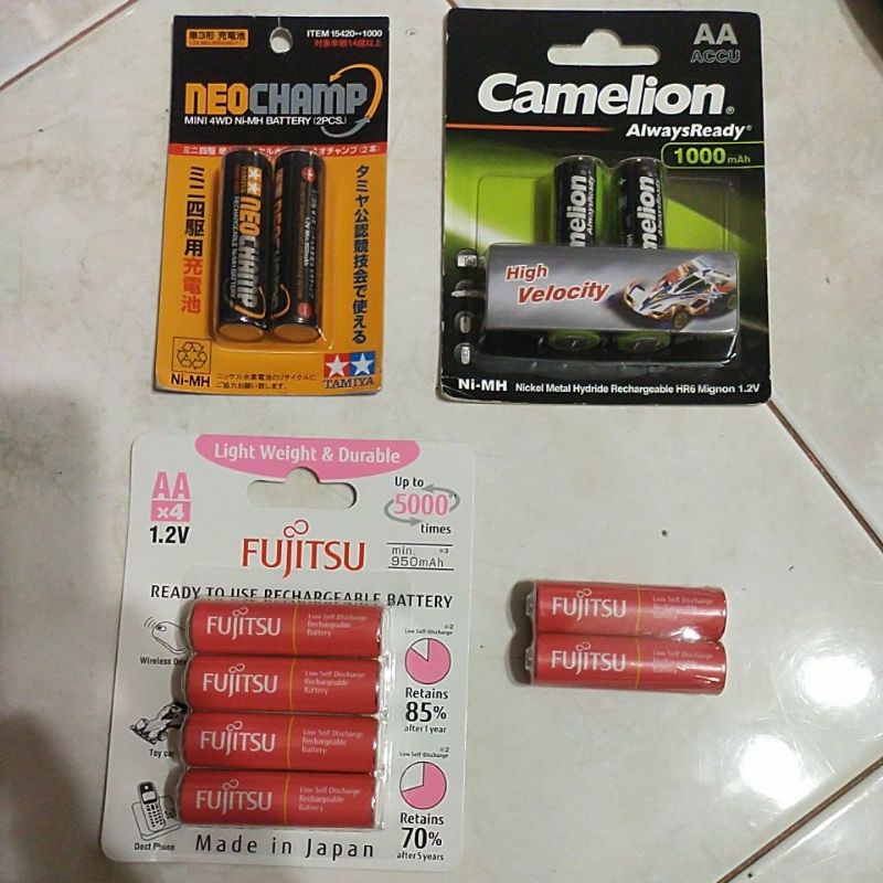 Jual Tamiya mini 4wd battery rechargeable ( baterai cas) neochamp ...