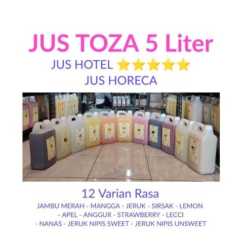 Jual Jus Toza Rasa Jambu Merah 5 Liter | Shopee Indonesia