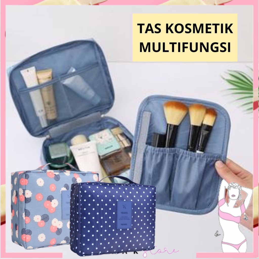 Jual SS Tas Kosmetik Multifungsi Kosmetik Pouch Tas Make Up Monopoly ...