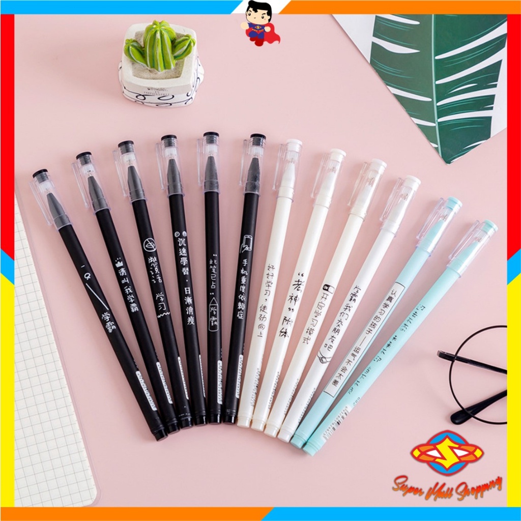 Jual SMS Pen Tinta Gel Mekanik Ujung Lancip Pulpen Aksen Japanses Alat ...
