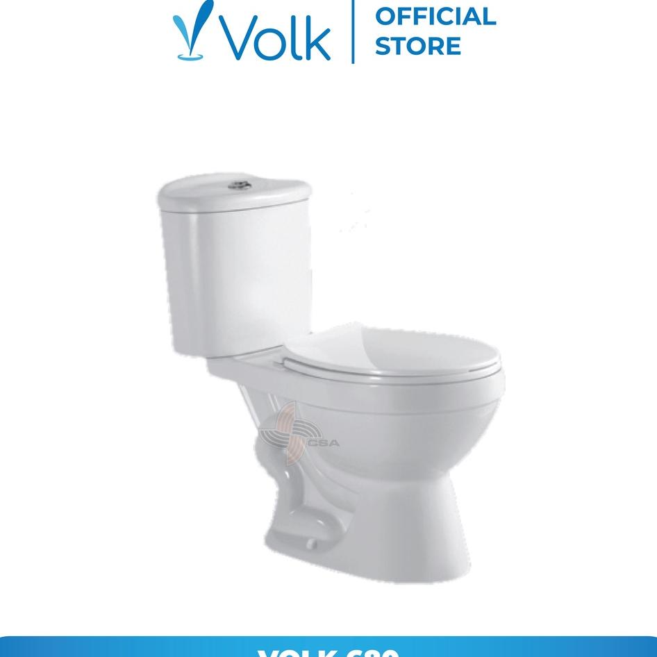 Jual Kloset Duduk Volk Scilla 680 Two Piece Toilet / Kloset Duduk | Shopee Indonesia