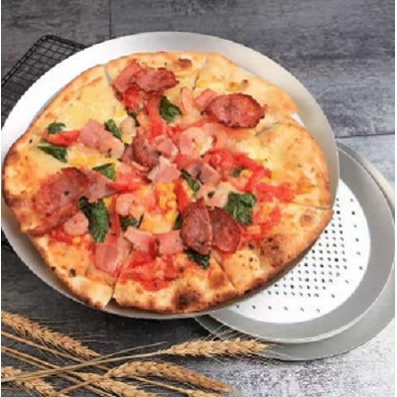Jual Perforated Pizza Pan Datar Loyang Jaring Loyang Pizza | Shopee ...