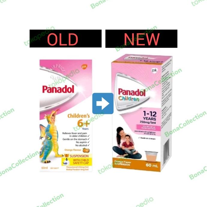 Jual Panadol Children Syrup 6+ Years Ori Singapore - Obat Demam Anak 6 ...