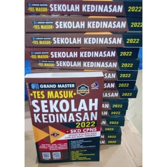 Jual Buku Original Grand Master Tes Masuk Sekolah Kedinasan 2022 Skd