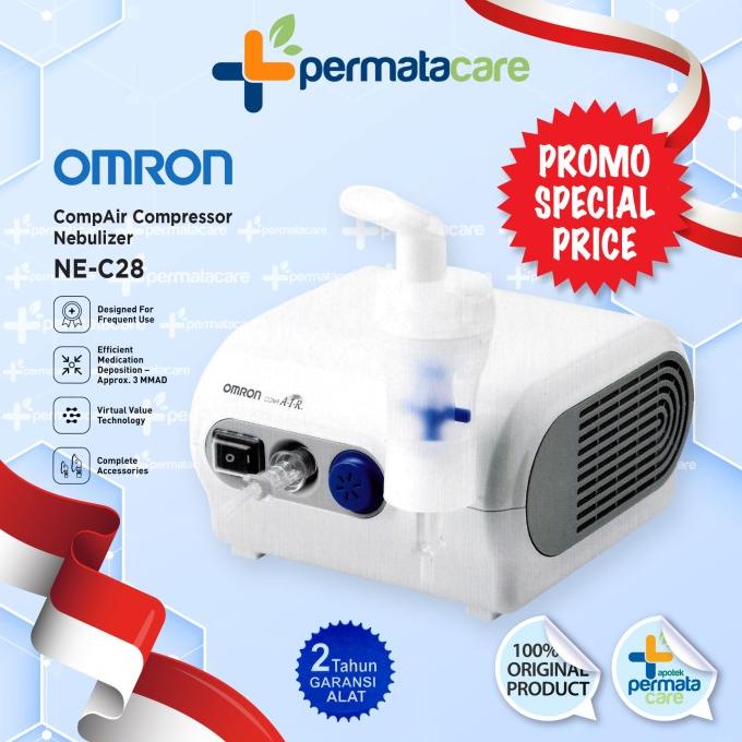 Jual Omron NE-C28 Compressor Nebulizer / Alat Uap | Shopee Indonesia