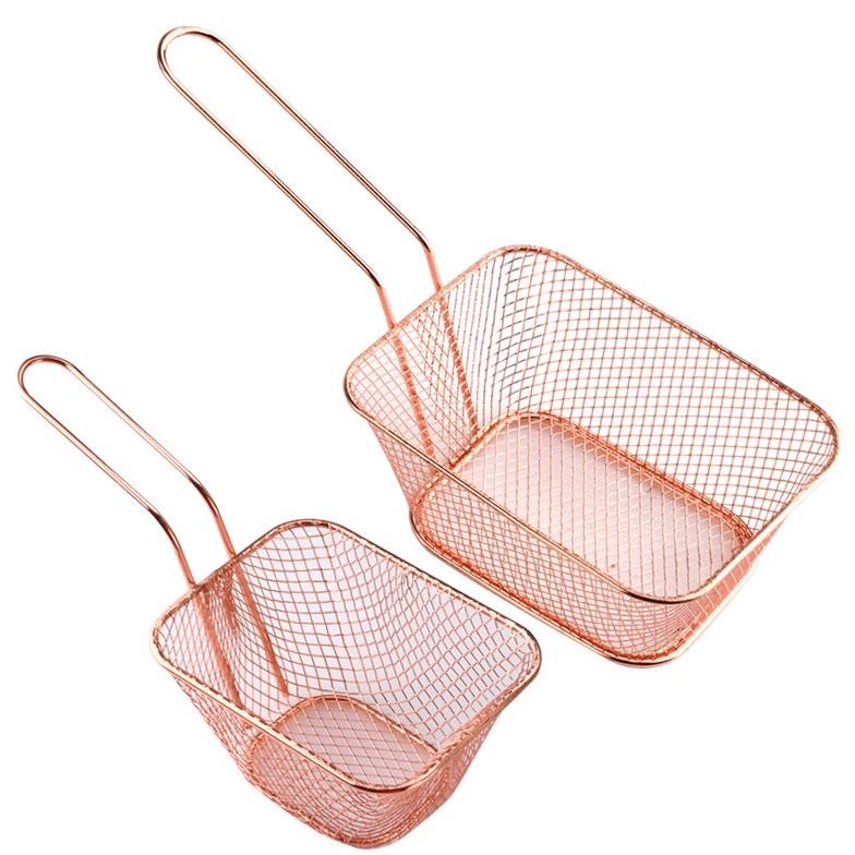 Jual Berkelas Keranjang Holder Kentang Goreng Mini Bahan Stainless ...