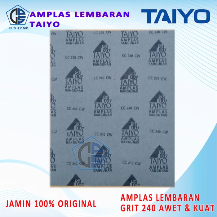 Jual Amplas Duco Lembaran Grit # 240 TAIYO Amplas Kertas Kertas ...