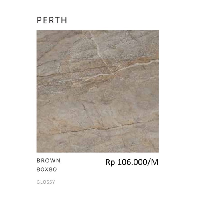 Jual Granit Glossy Motif Marbel Coklat Perth Ukuran 80x80 by Platinum ...