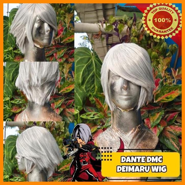 Jual (DEIM) WIG COSPLAY DANTE DEVIL MAY CRY RAMBUT PALSU DEIMARU ...