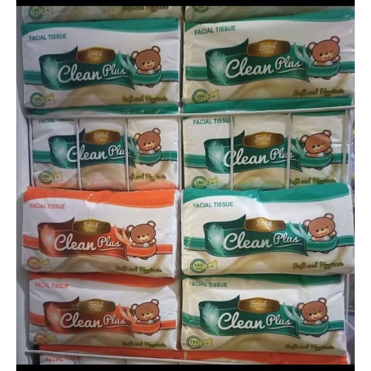 Jual Tissue Clean Plus 2play(180set) | Shopee Indonesia
