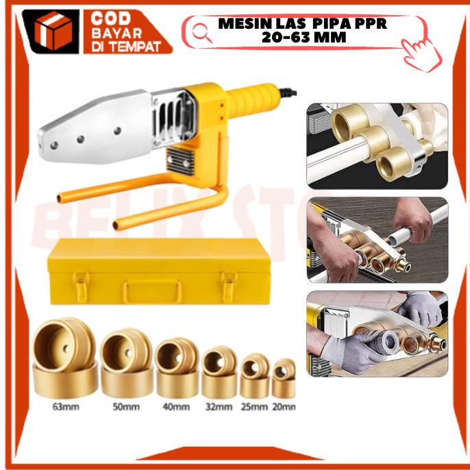 Jual Mesin Las PPR pemanas Pipa 20-63 mm Alat Penyambung Pipa PPR ...