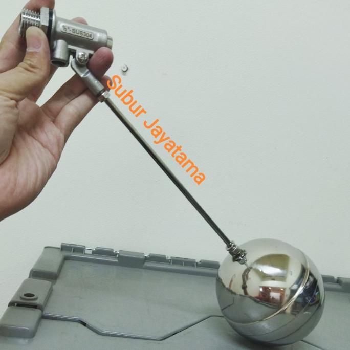 Jual Floating Valve / Pelampung Tangki Stainless 304 1/2 " inchi / DN ...