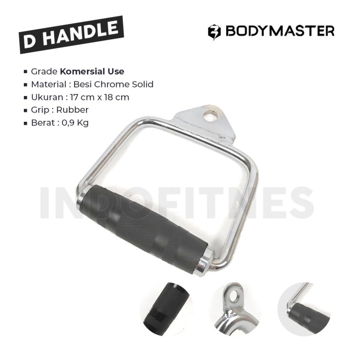Jual NEW BODYMASTER D HANDLE SINGLE BM-A236 CABLE ATTACHEMENT GYM ...