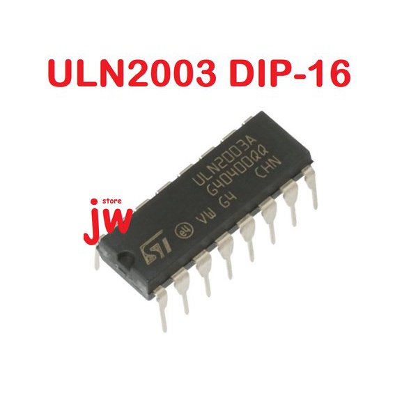 Jual ULN2003A ULN2003 DIP-16 Seven NPN Darlington Transistor Array | Shopee Indonesia
