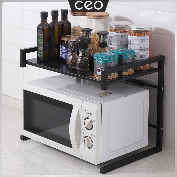 Jual Rak Microwave Extendable Rak Microwave Rak Meja Dapur Adjustable ...