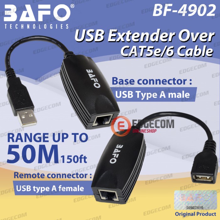 Jual USB Extender Over cat5 50M BAFO | Shopee Indonesia