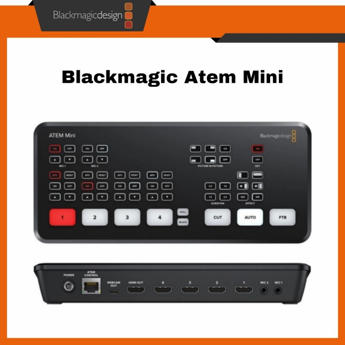 Jual Blackmagic Atem Mini - HDMI Live Stream Swicther | Shopee Indonesia