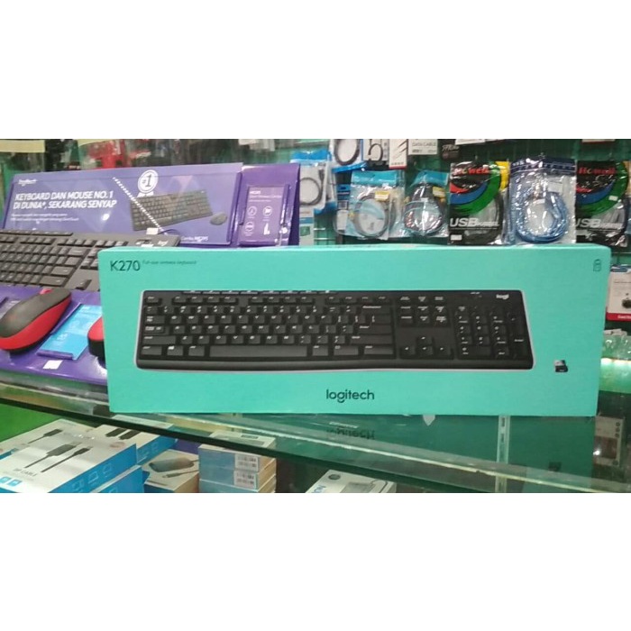 Jual Logitech K270 Keyboard Wireless Keyboard Original Logitech ...
