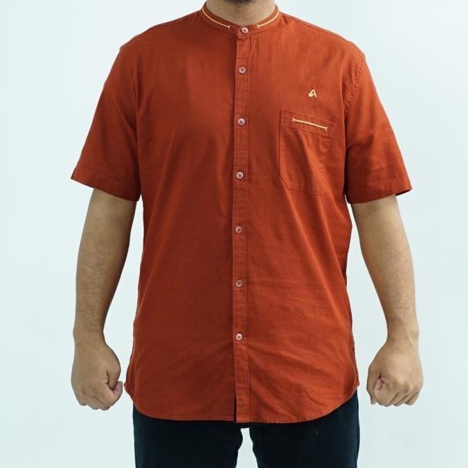 Jual Abiyu Kemeja Katun Pria Kemeja Katun Polos Kemeja Kerja Exclusive ...