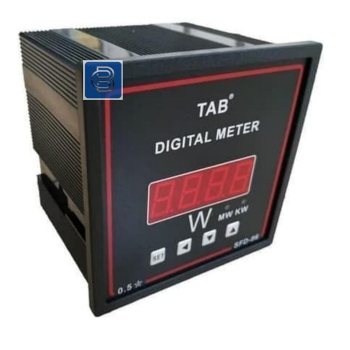 Jual Original Tab Digital Power Meter 1Phase 96X96Mm / Pengukuran Watt ...