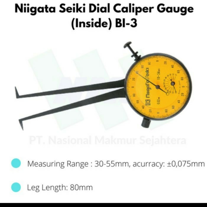 Jual Sale Niigata Seiki Dial Caliper Gauge Inside Bi-3 Ori Limited ...