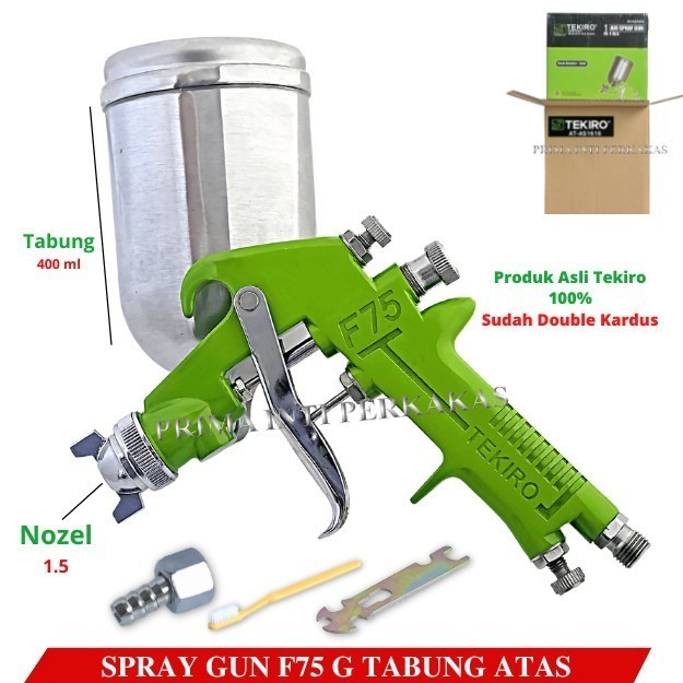 Jual New Ori Alat Semprotan Cat F 75G Tekiro / Air Spray Gun Semprot ...