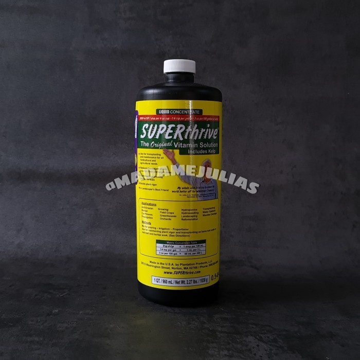 Jual [New] Superthrive 1Qt/960Ml Pupuk Cair Vitamin-Hormon Tumbuhan Limited | Shopee Indonesia